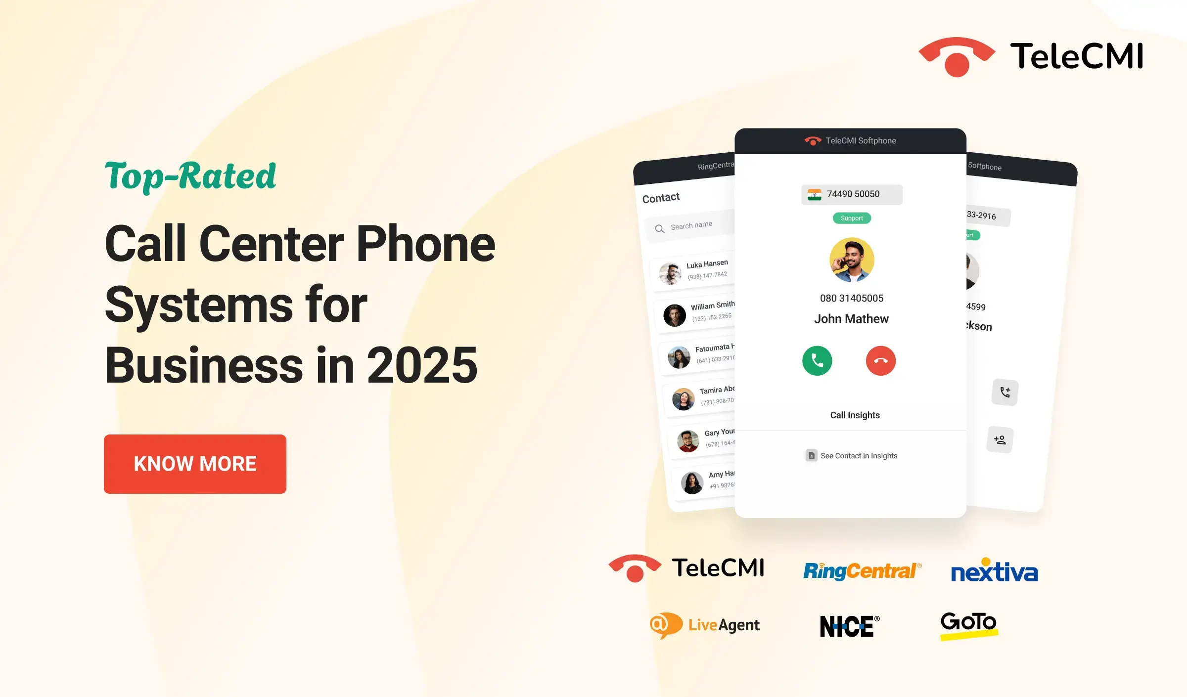 Best Call Center Phone Systems for Small Businesses in 2025