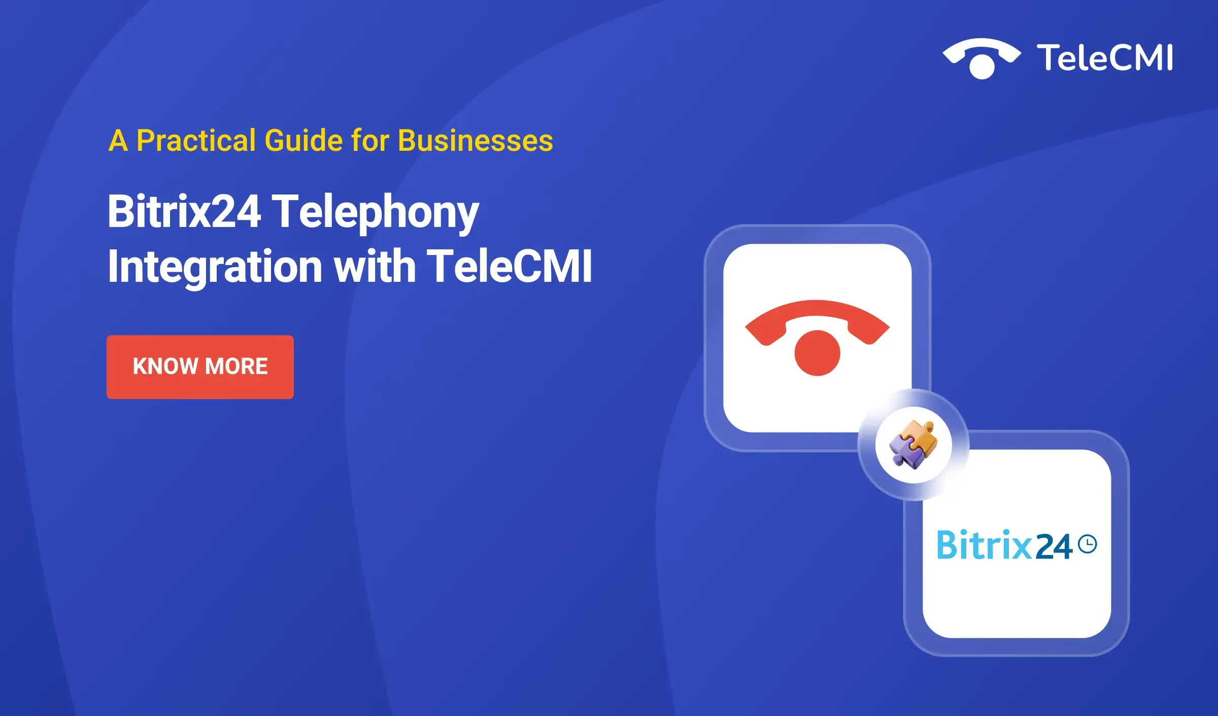 Bitrix24 CRM + TeleCMI | One-Click Cloud Telephony Integration